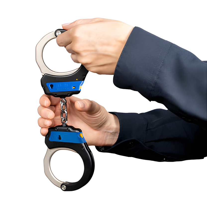 ASP - Steel Chain Identifier Ultra Plus Cuffs Blue – Guardian Outfitters