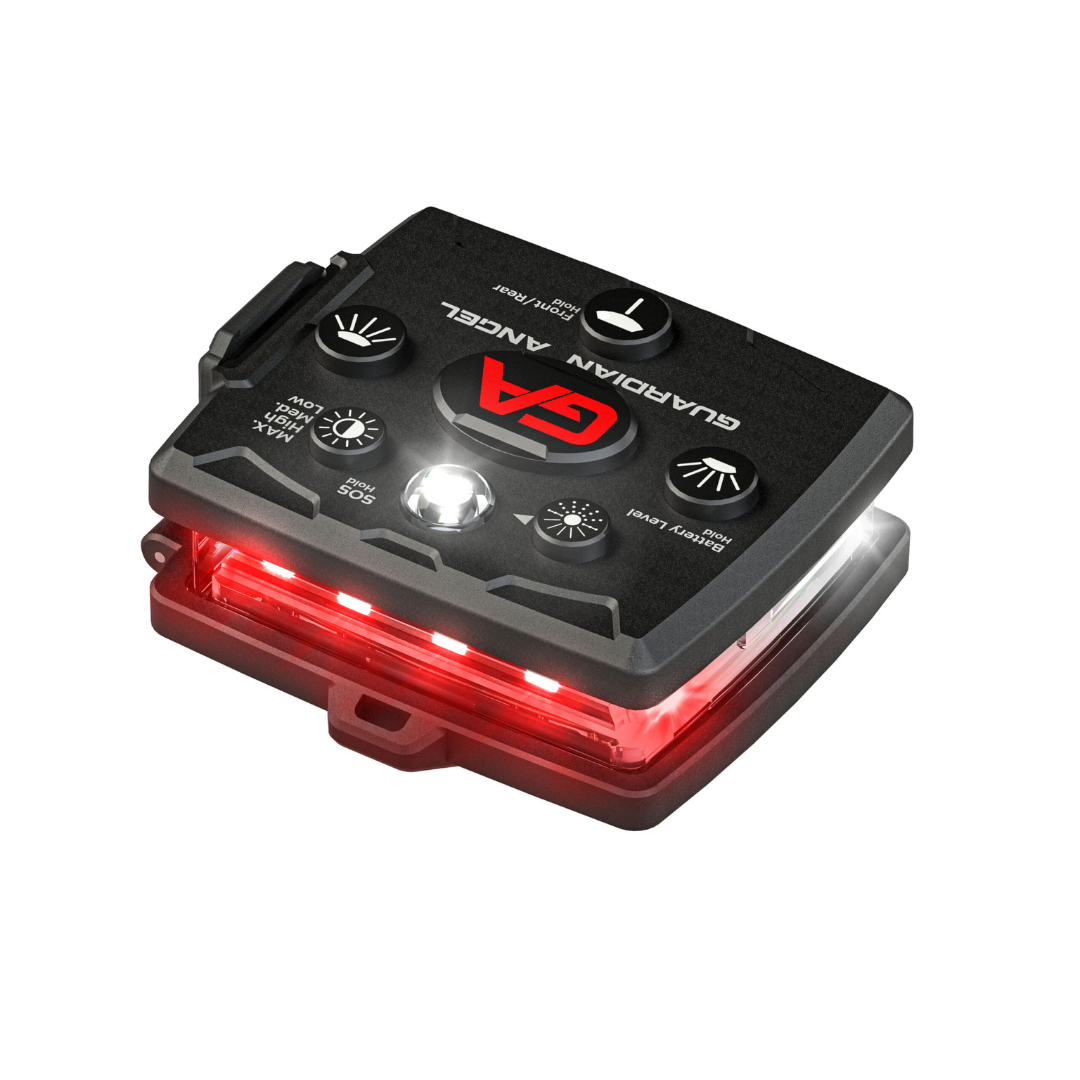 Guardian Angel Wearable Safety Light - Micro - Red/White – Guardian ...