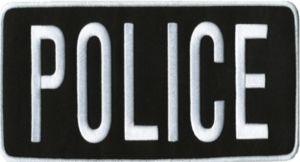 Large Police Patch w/ Velcro – Guardian Outfitters
